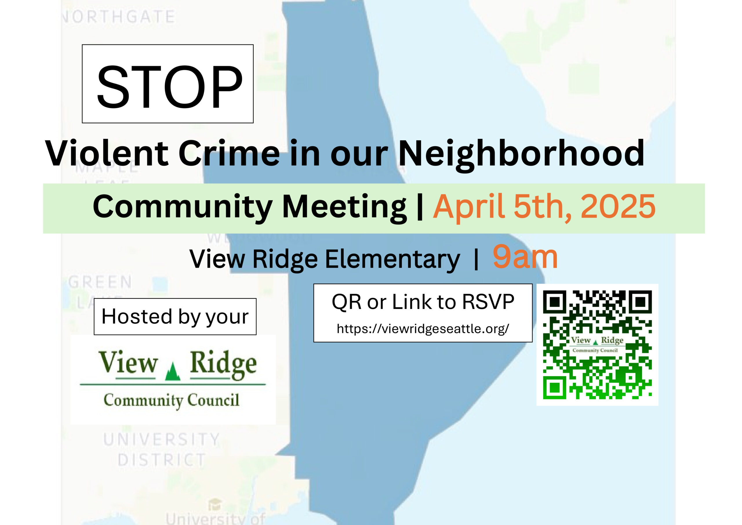 STOP Violent Crime in our Neighborhood - View Ridge Community Council